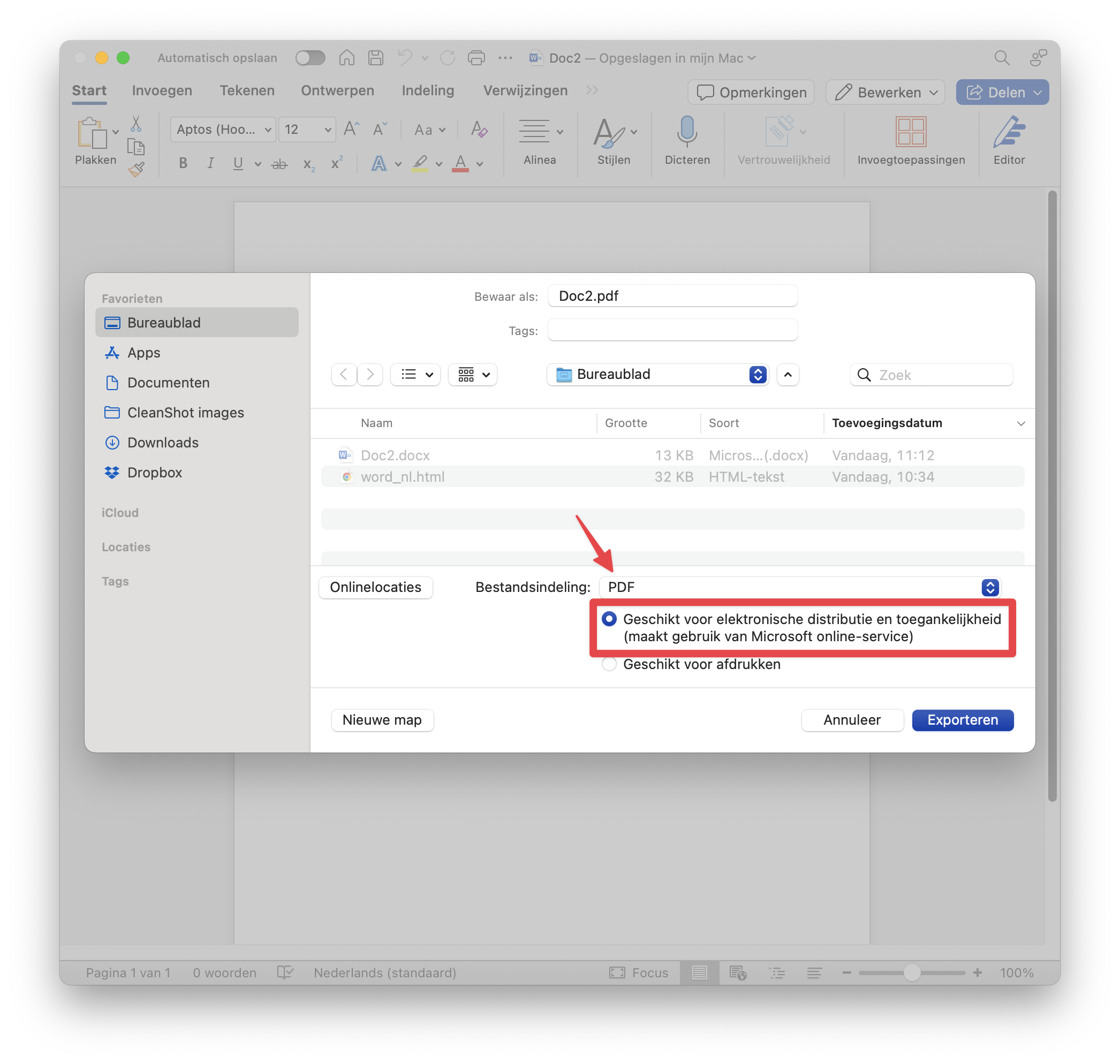 Toegankelijk PDF-document vanuit Word - PDF en andere documenten ...